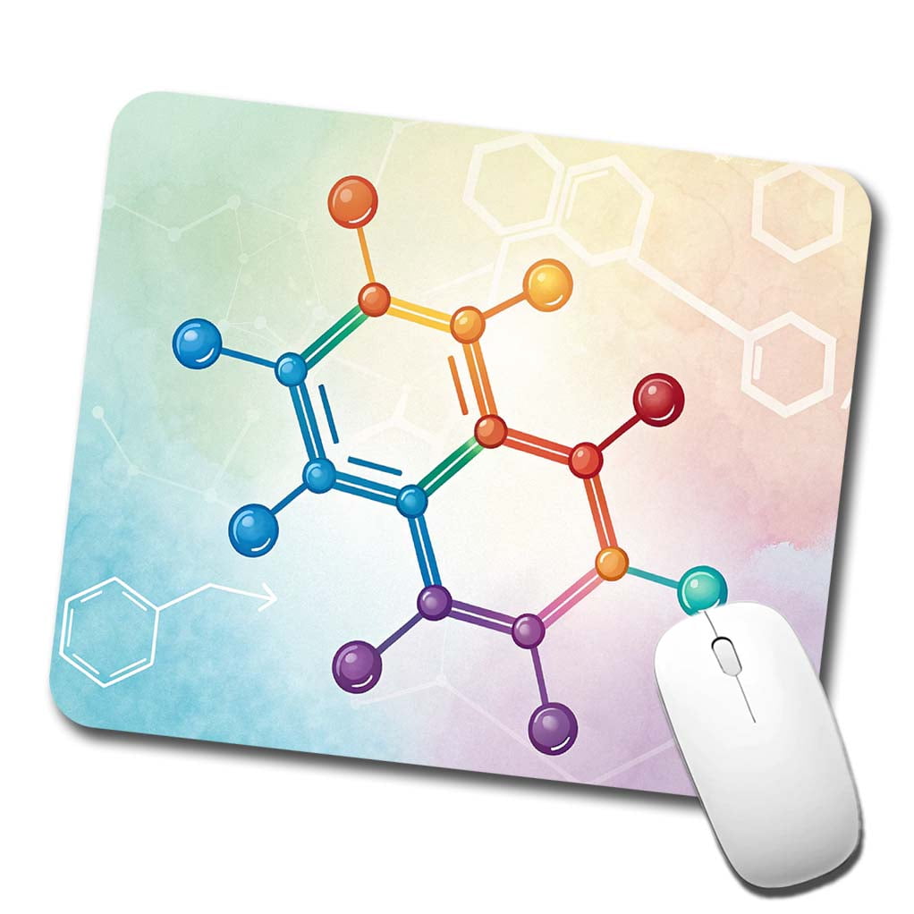 Serotonin Molecule Science Scientific Mouse Pad Low Profile Gaming Mat ...