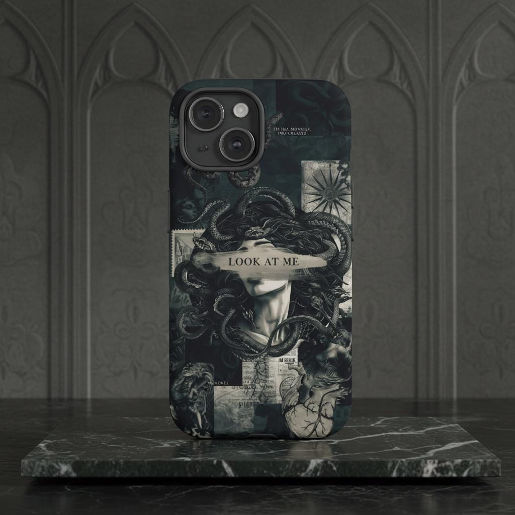 Serpent Myth Glow Phone Case Dark Feminine Fantasy Art for iPhone 17 to ...