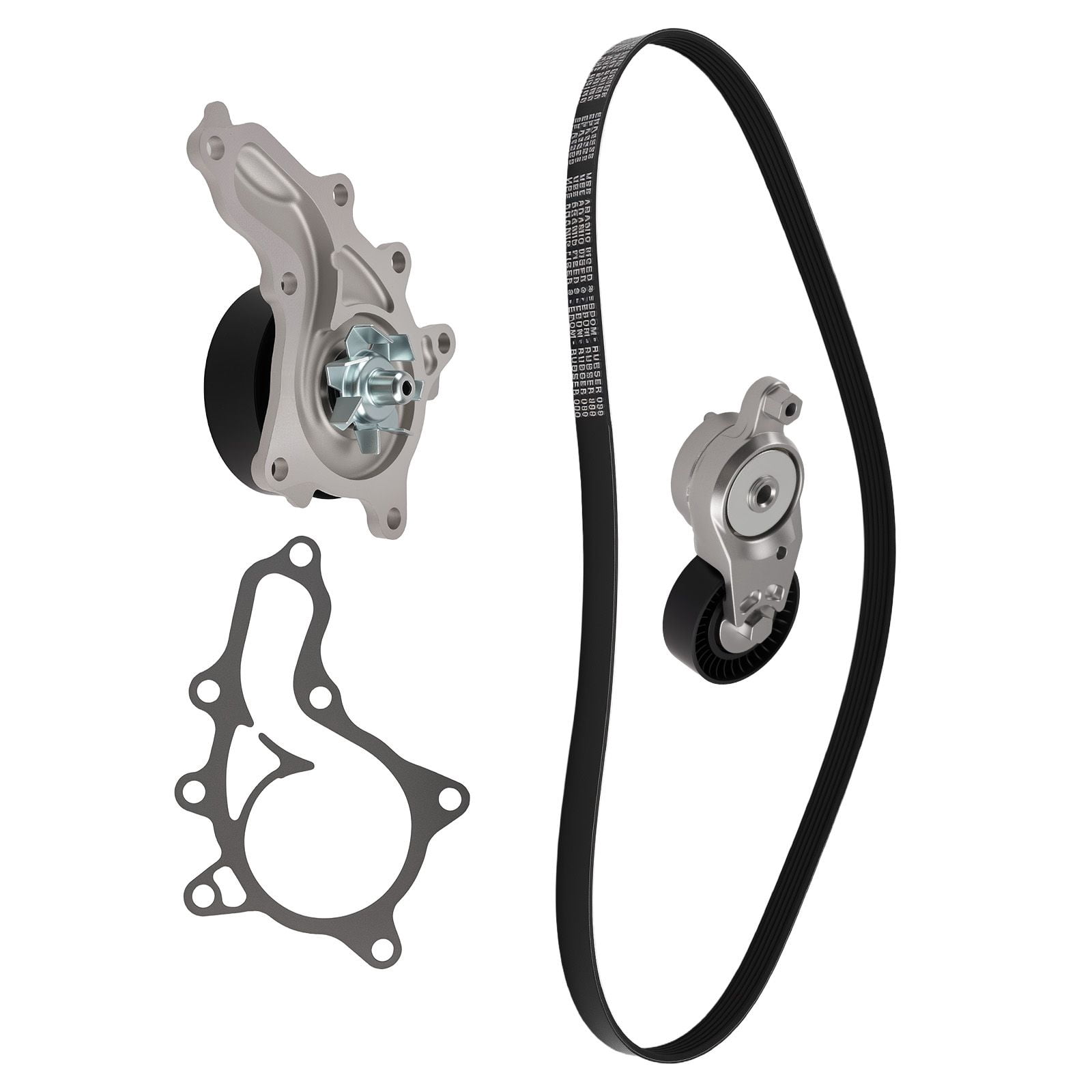 Serpentine Belt Tensioner, Water Pump & Gasket Kit for Toyota RAV4 ...