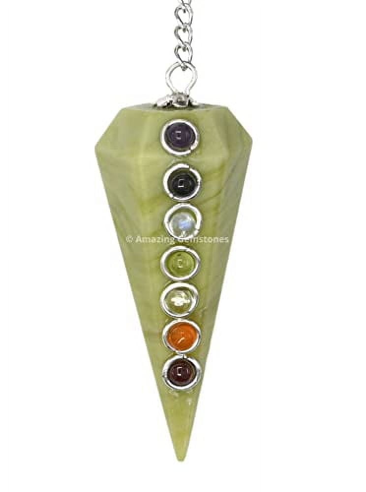 Serpentine Chakra Crystal Pendulum Divination - Walmart.com