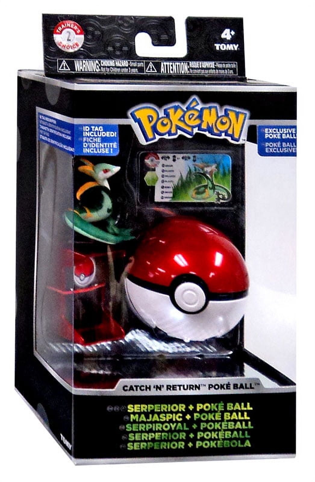 Serperior & Poke Ball Trainers Choice Figure Pokemon - Walmart.com