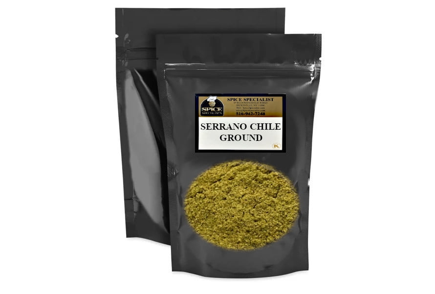 Serrano Chile Pepper, Ground - 10 oz Bag - KOSHER - Walmart.com