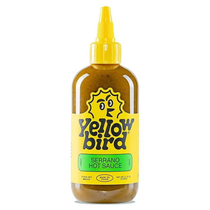 Serrano Hot Sauce by Yellowbird - Serrano Pepper Sauce with Serrano ...