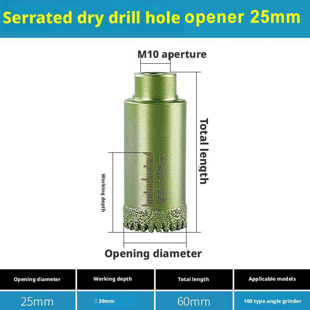 Serrated Dry Drilling Hole Opener Rock Slab/Marble/Quartzite/Granite ...