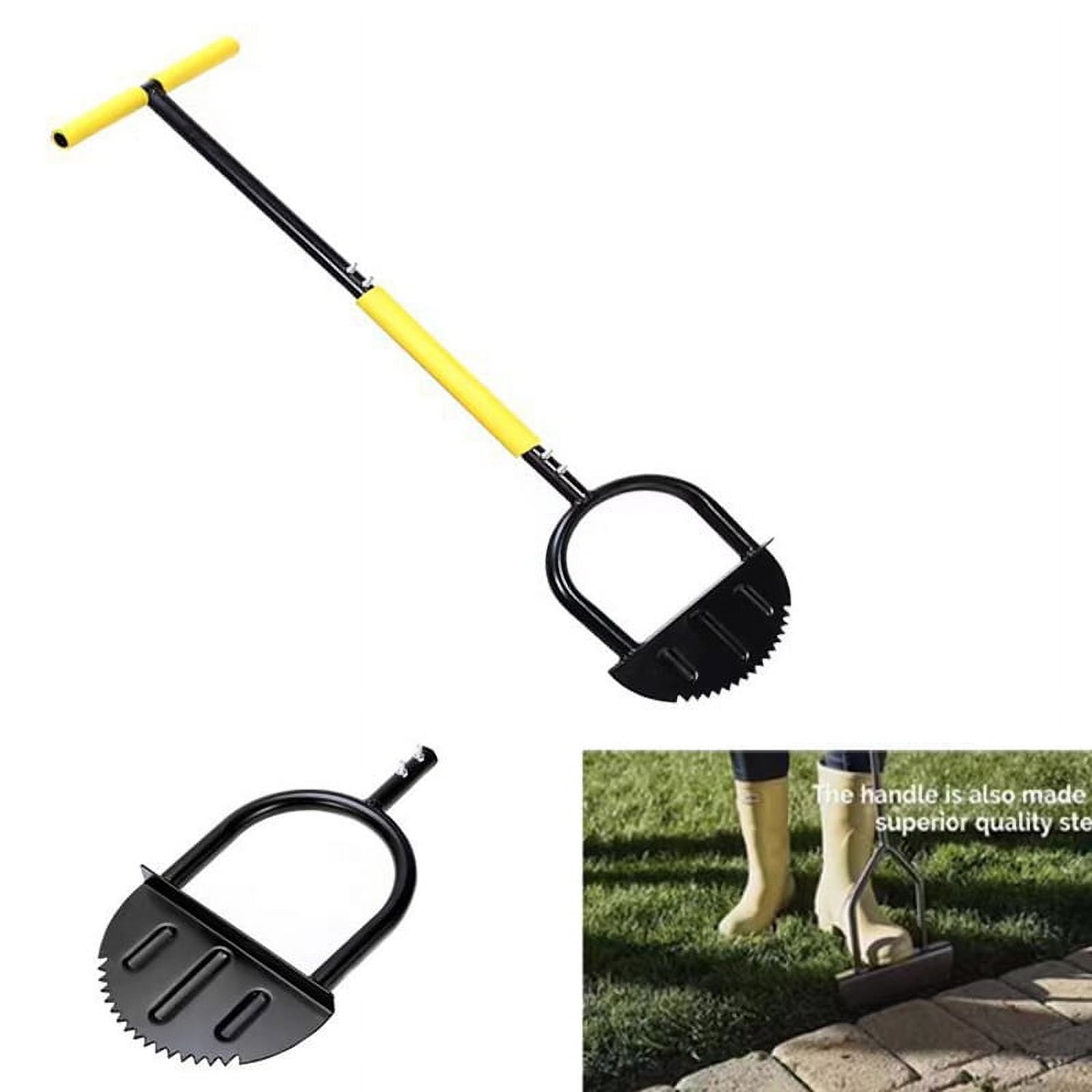Serrated Edger Lawn Tool Half Moon Edger Handheld Saw-Tooth Garden ...