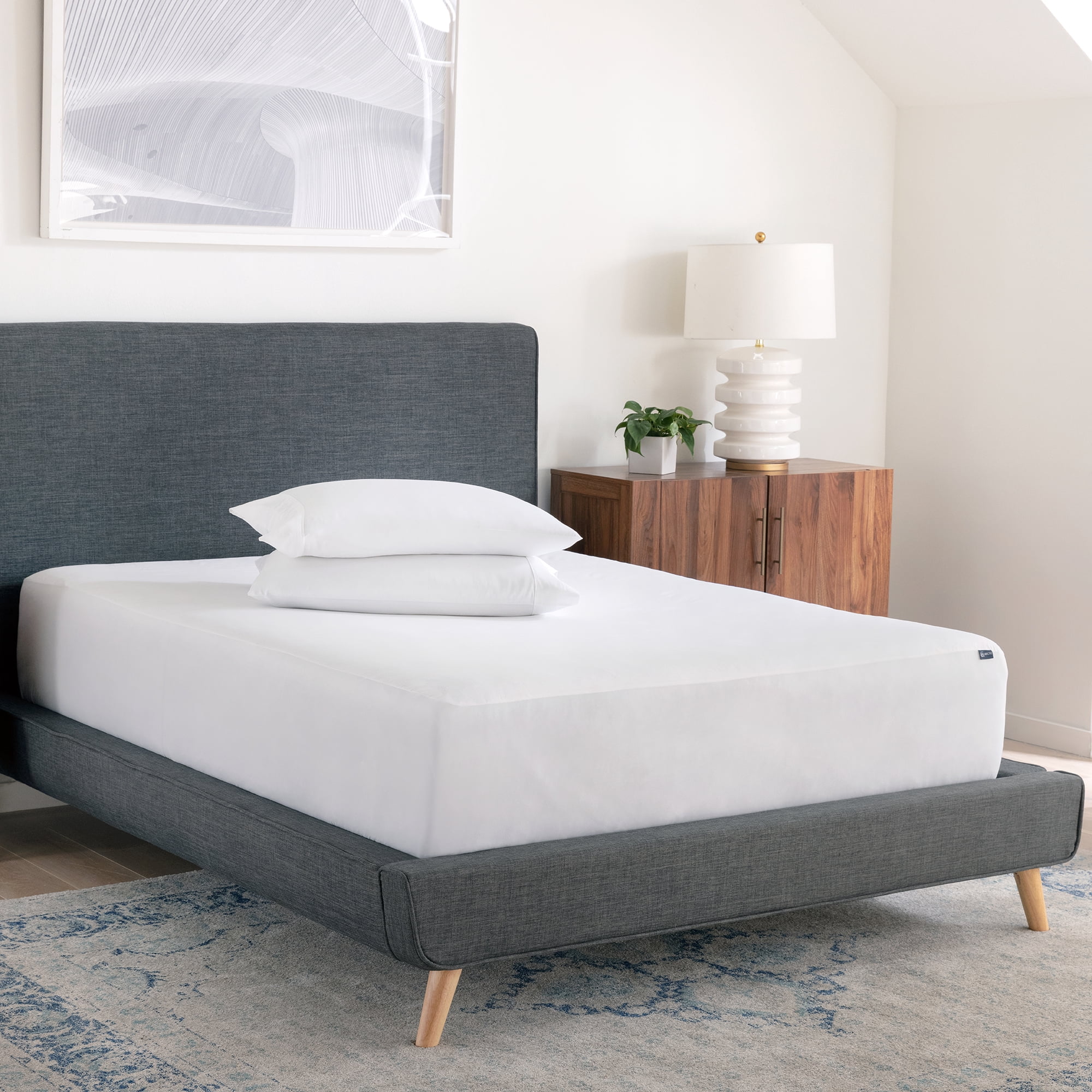Serta Arctic Cooling Waterproof Mattress Protector, King Size, REACTEX ...