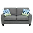 Serta Astoria 61" Loveseat in Light Gray - Walmart.com