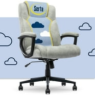 Serta Premium Mid-Back Office Chair, Bonded Leather, Swivel Desk Task ...