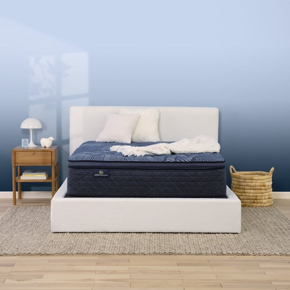 "Serta Perfect Sleeper Oasis, 15"" Plush Pillow Top Mattress ...