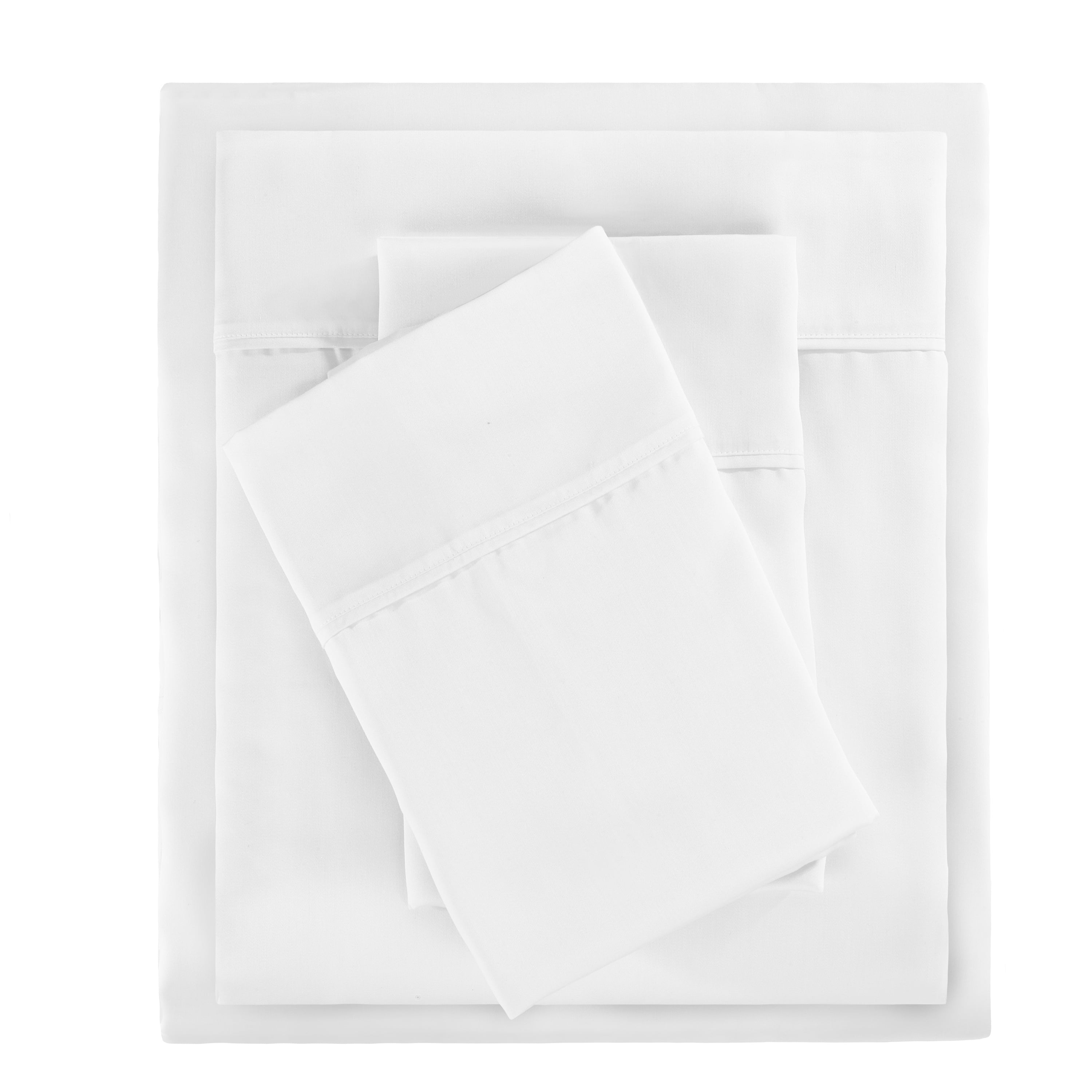 Serta So Natural 6-Piece 300 Thread Count Brilliant White Sheet Set ...