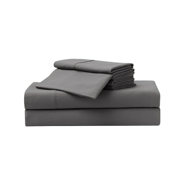 Serta So Soft 4-Piece Dark Gray Sheet Set, Full - Walmart.com