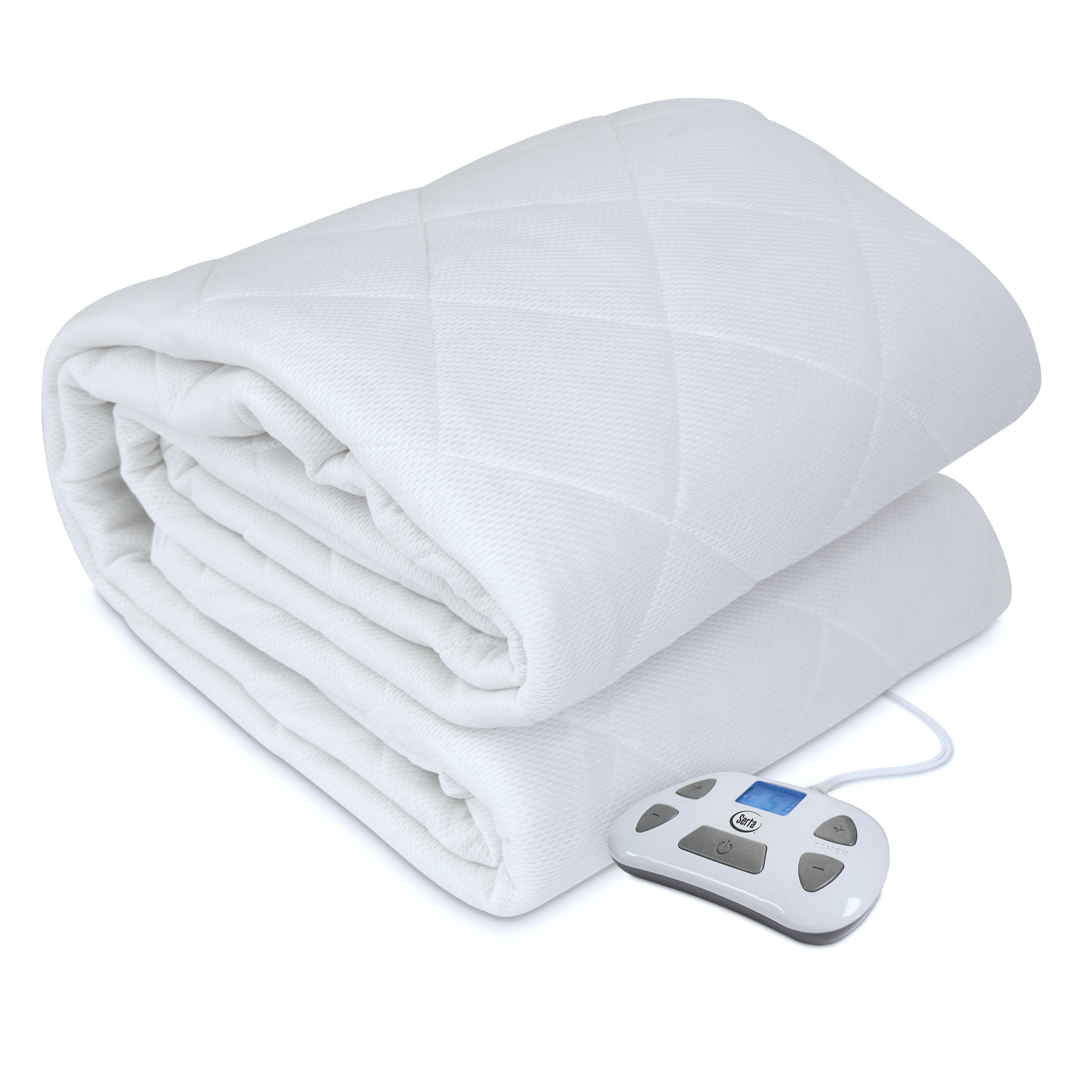 Serta TempaCool Cool Touch, All-Season Electric Heated Mattress Pad ...