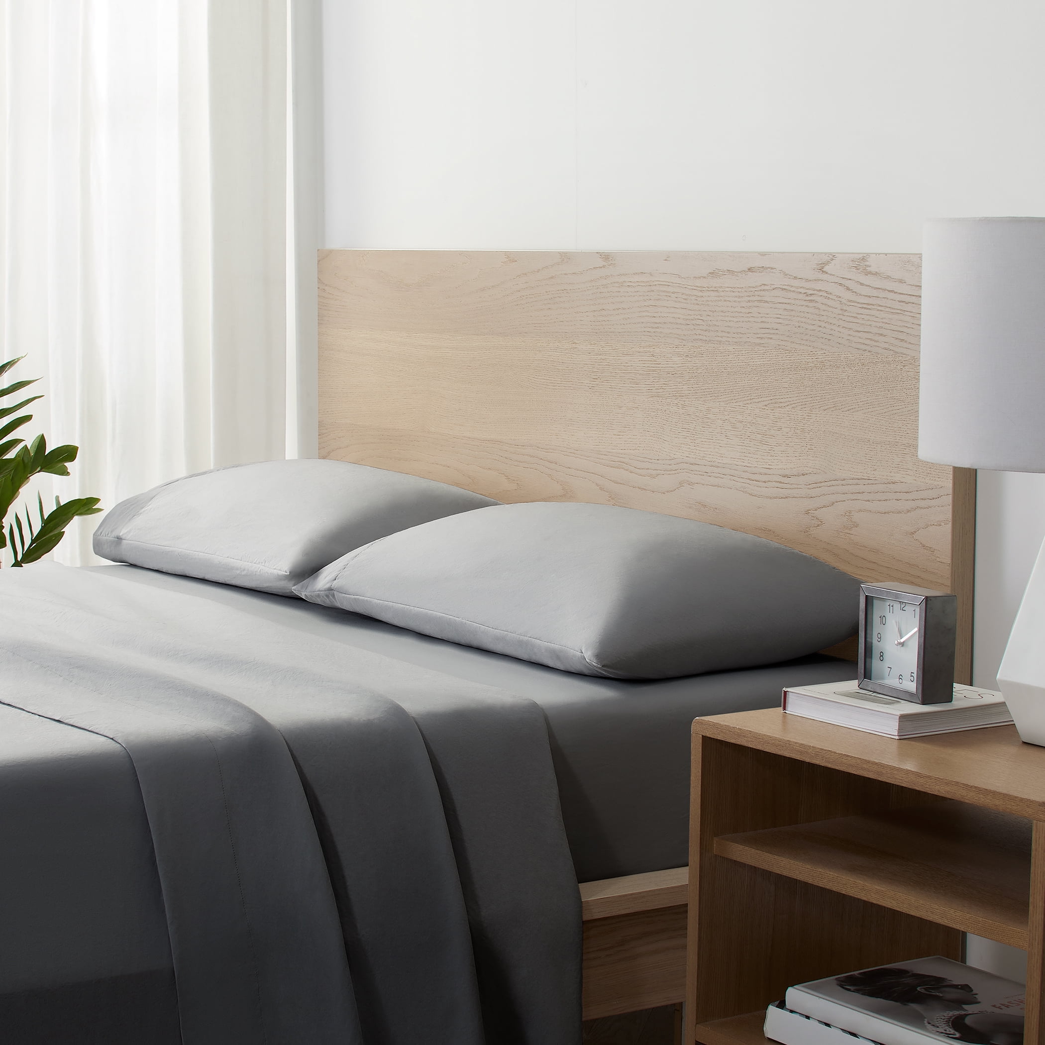 Serta Traditional 85 Thread Count Blue Polyester Sheet Sets, Twin, (3 ...