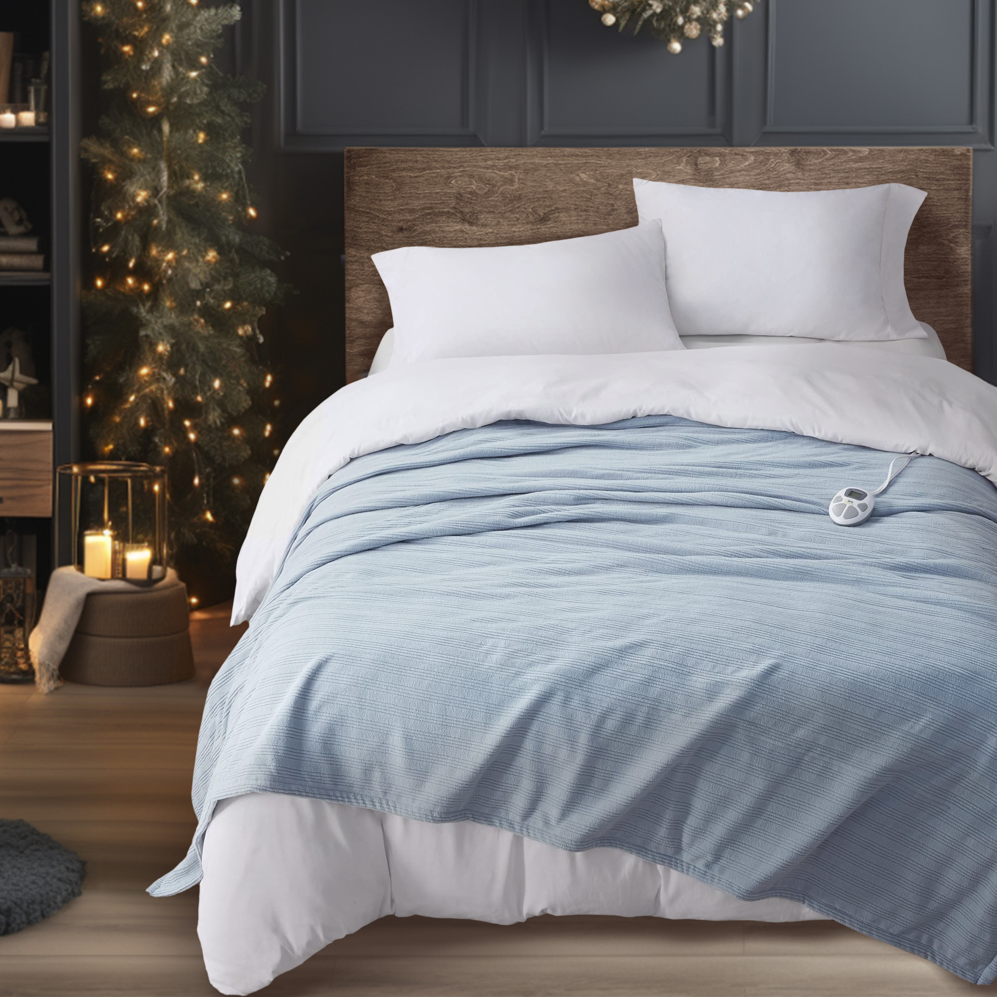 Comfort Classics Ultra Soft Heated Electric Blanket, Full, Blue ...