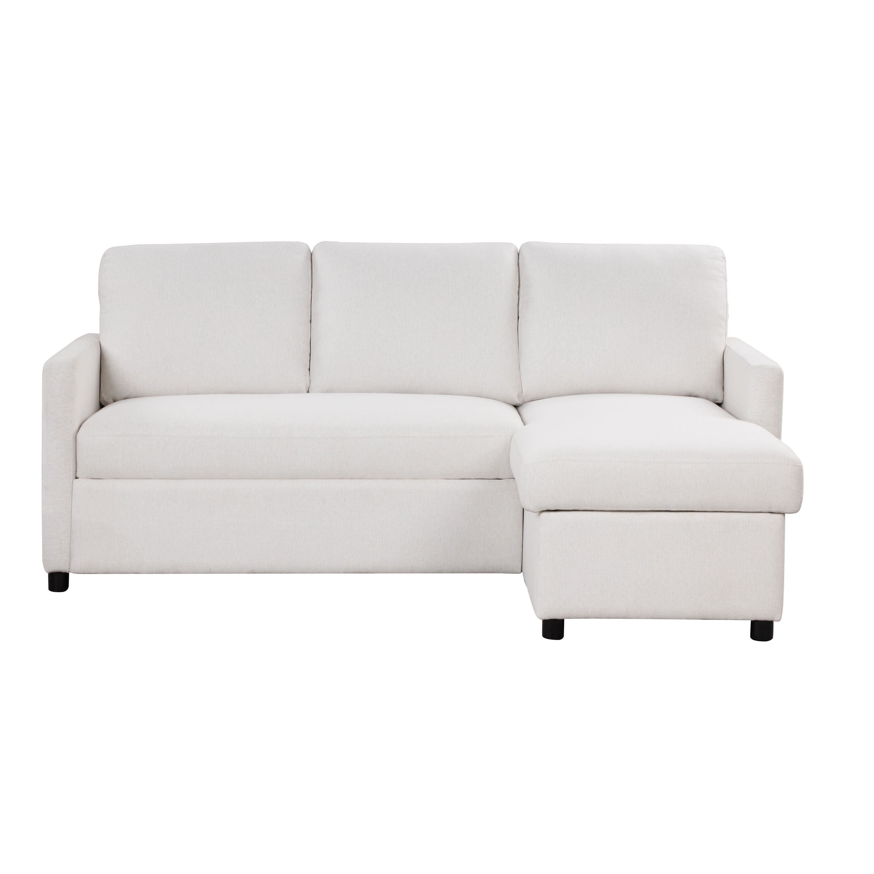 Serta Warren Modern Sectional Sofa, Cream Fabric - Walmart.com
