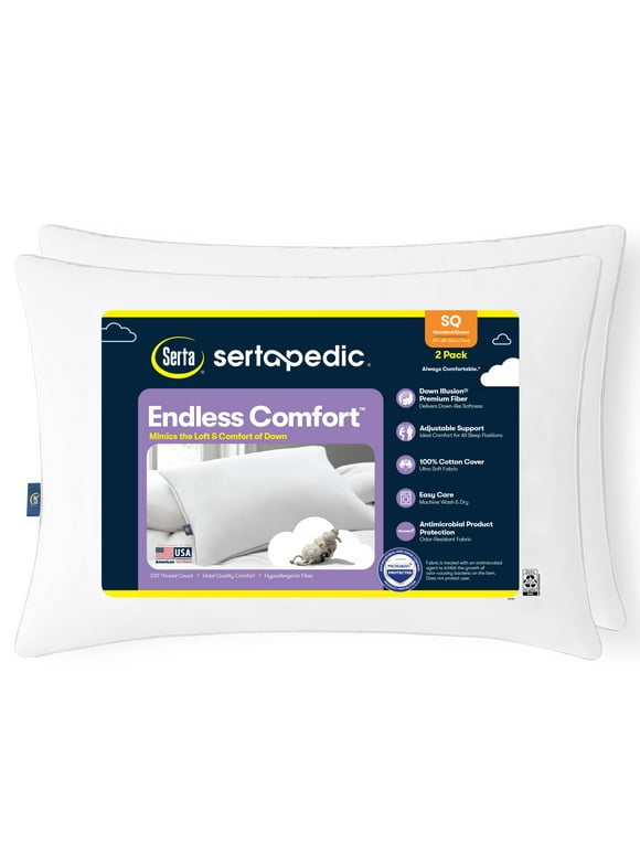 Serta Pillows in Bed Pillows - Walmart.com