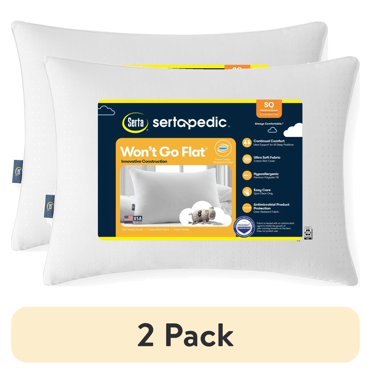 Serta Gel Memory Foam Cluster Pillows, Filled with Cooling Gel Micro ...