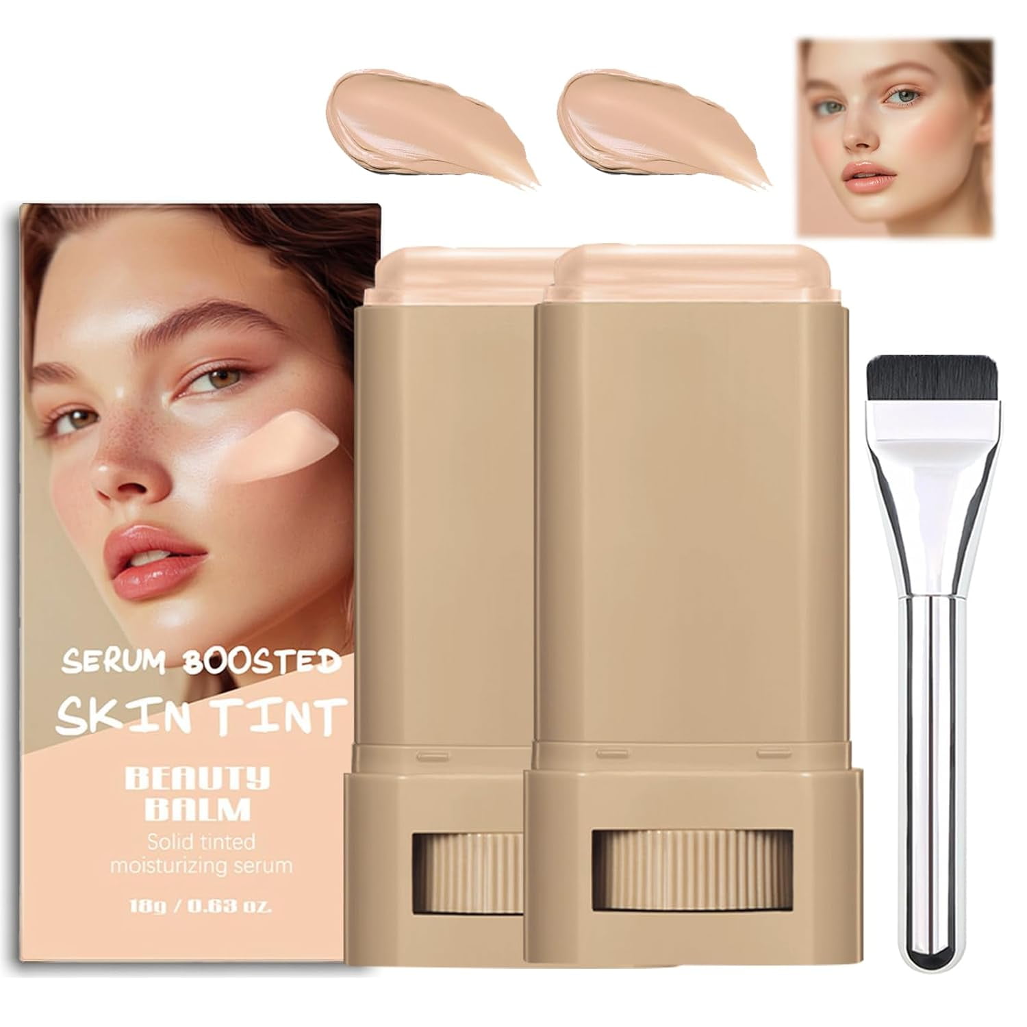 Serum Boosted Skin Tint Balm, Splendor Skin Tint Beauty Balm Stick ...