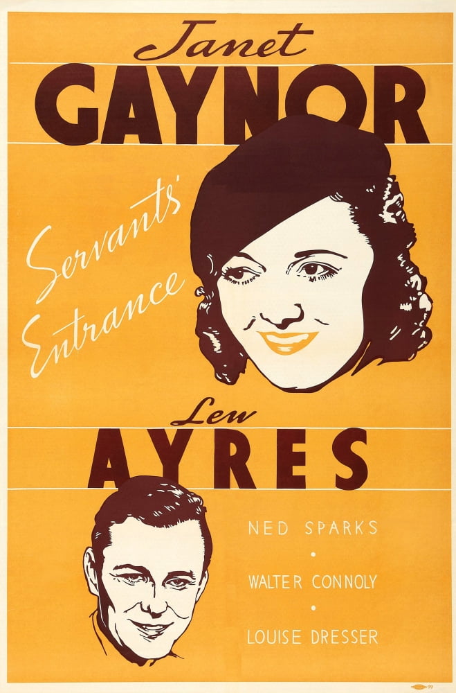 Servants' Entrance U Movie Poster Masterprint - Walmart.com