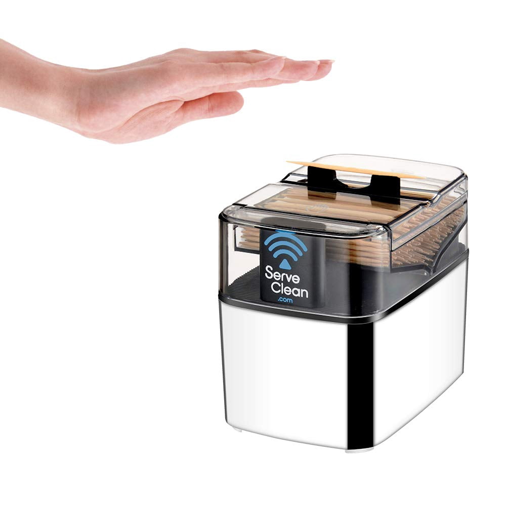 Serve Clean Smart Toothpick Dispenser, Chrome C80 - Walmart.com
