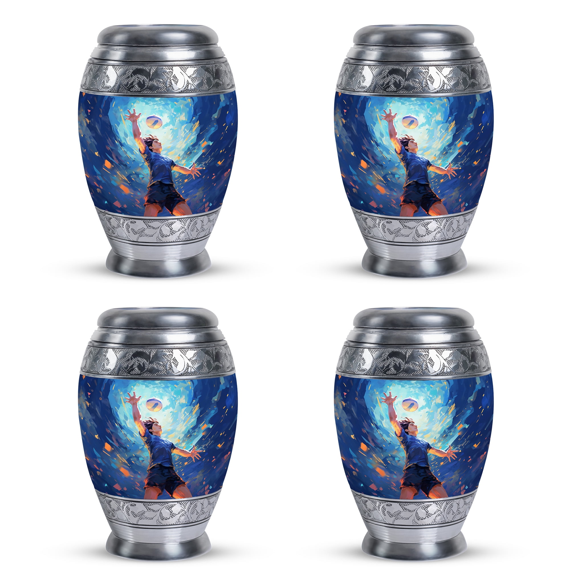 Serve In Spotlight Urns For Human Ashes Set Of 4 - Small Cremation Urns ...
