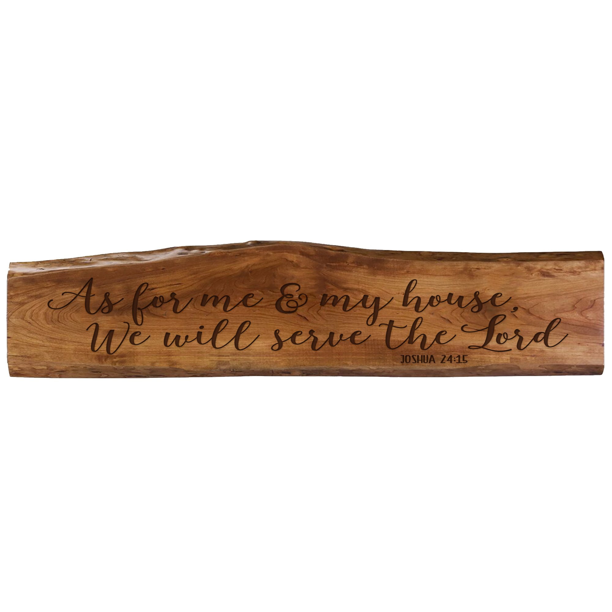 Serve The Lord Live Edge Wall Hanging Decor - Walmart.com