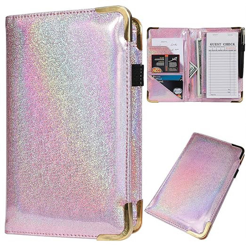 Server Book - Waitress/Waiter Book Organizer with Zipper Pouch, Guest ...