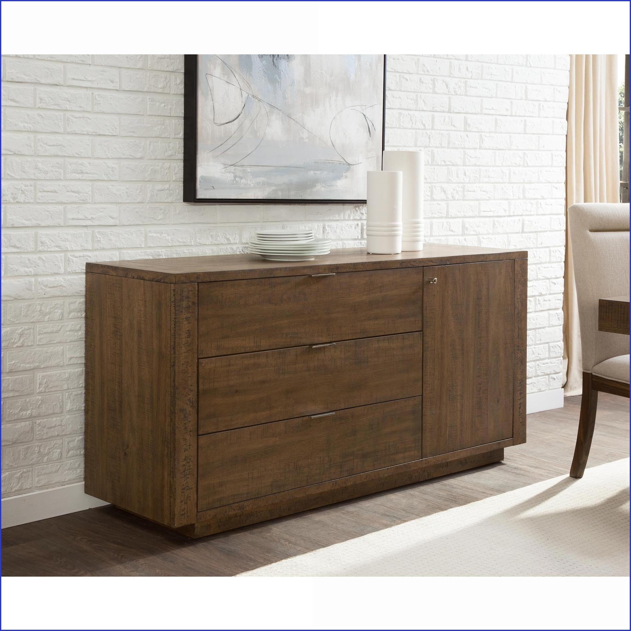 Server, Farmhouse Acacia Hardwood - Toffee Finish with Storage | Acacia ...