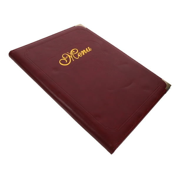 Server Note Pads,Menu Cover Holder Leather Menu Book A4 Menu Book Meal ...