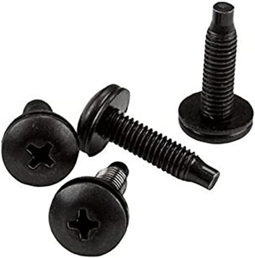 Server Rack Screws - 50 Piece Pack - 10-32 Thread Screws - Mounting ...
