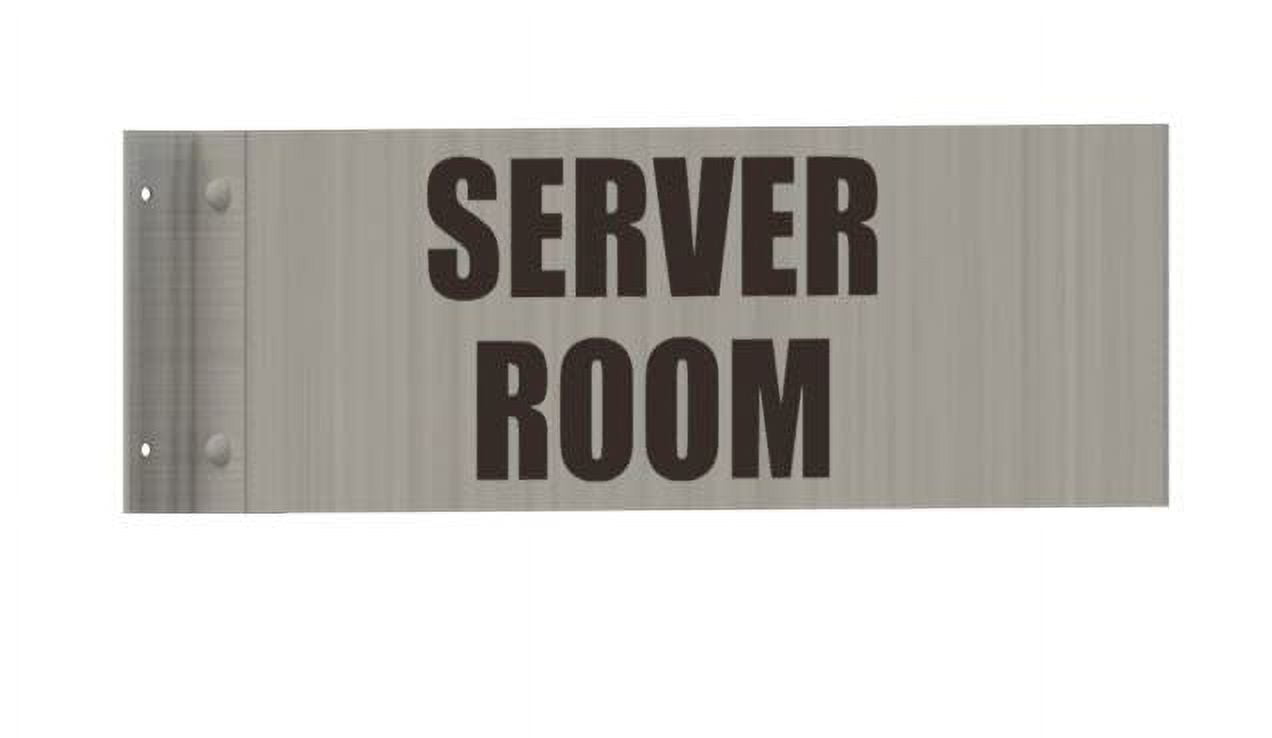 Server Room Sign -Two-Sided/Double Sided Projecting, Corridor and ...
