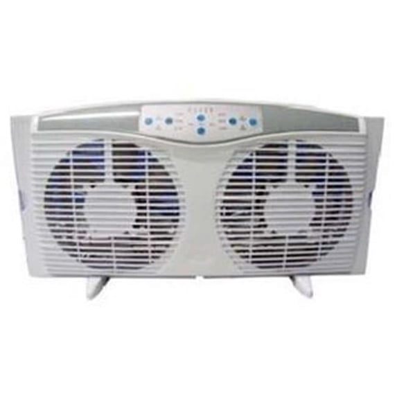 Walmart 8-Inch Twin Electric Reversible Window Fan with Dual Blade ...