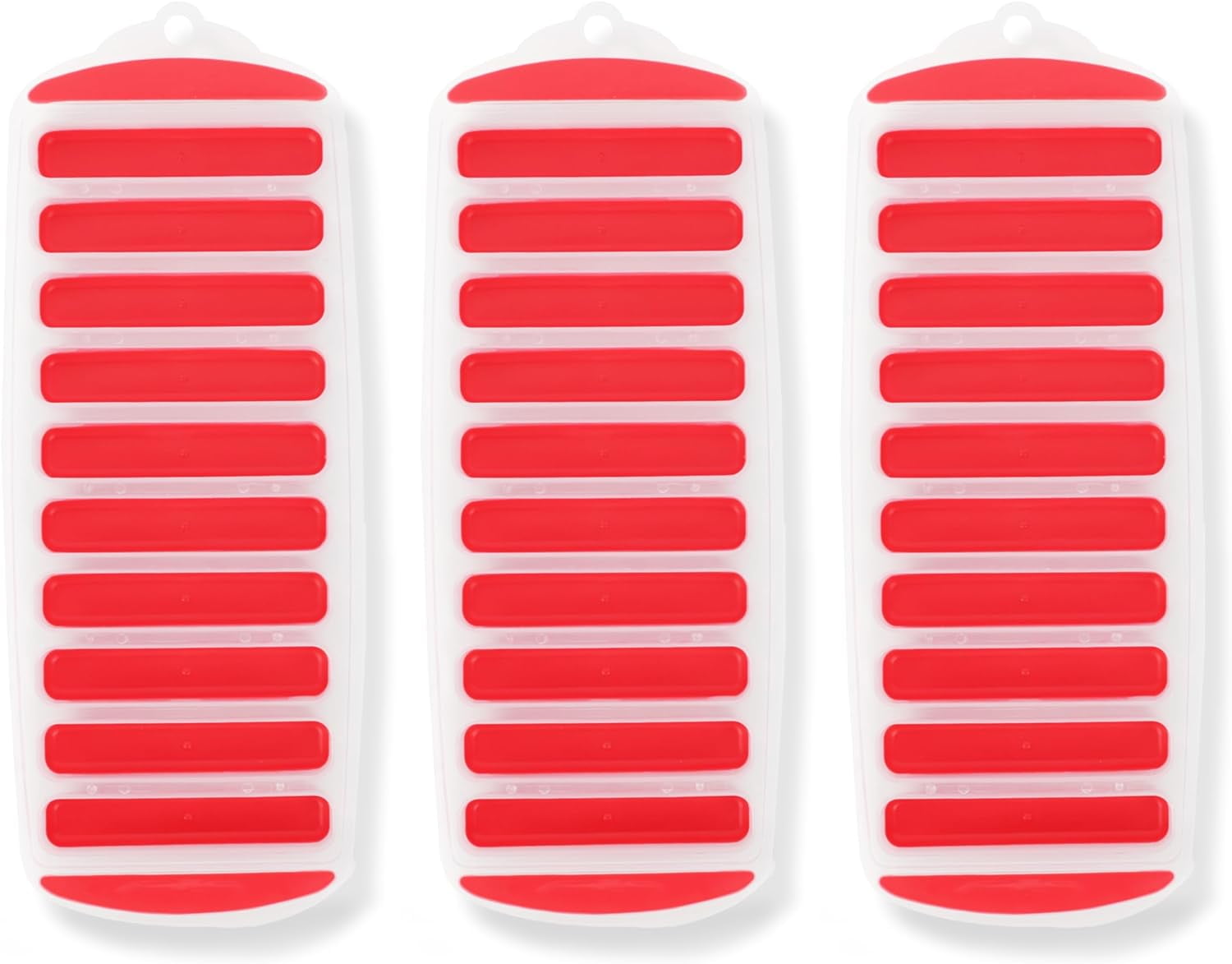 Servette Home 3 Pack Silicone Ice Stick Trays for Water Bottles, 30 ...