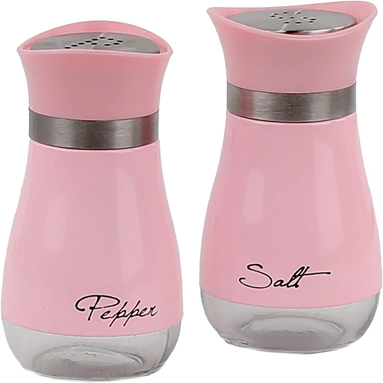Servette Home Basic Salt & Pepper Shakers - Pink - Walmart.com