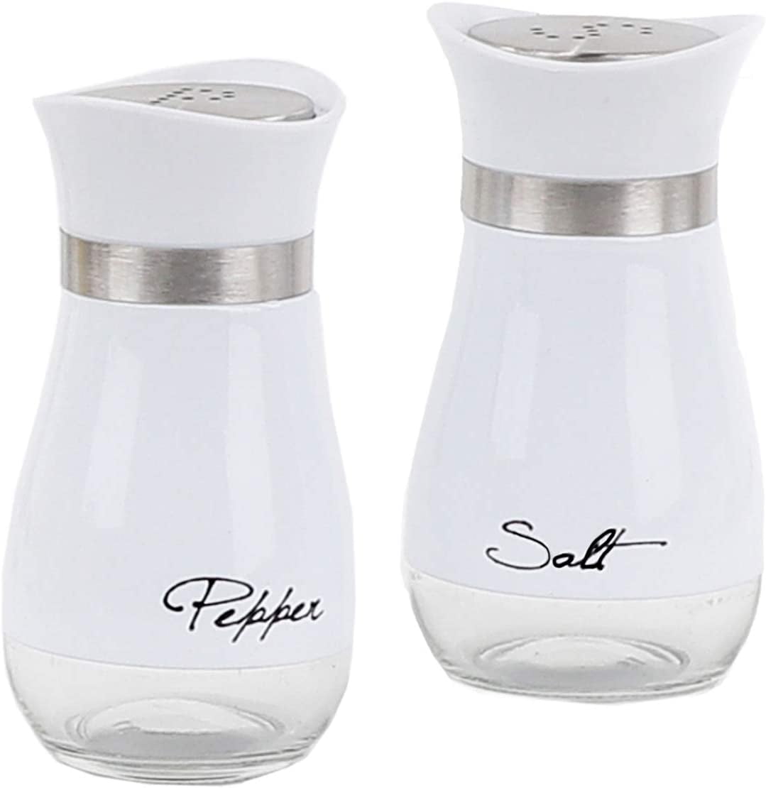 Servette Home Basic Salt & Pepper Shakers - White - Walmart.com