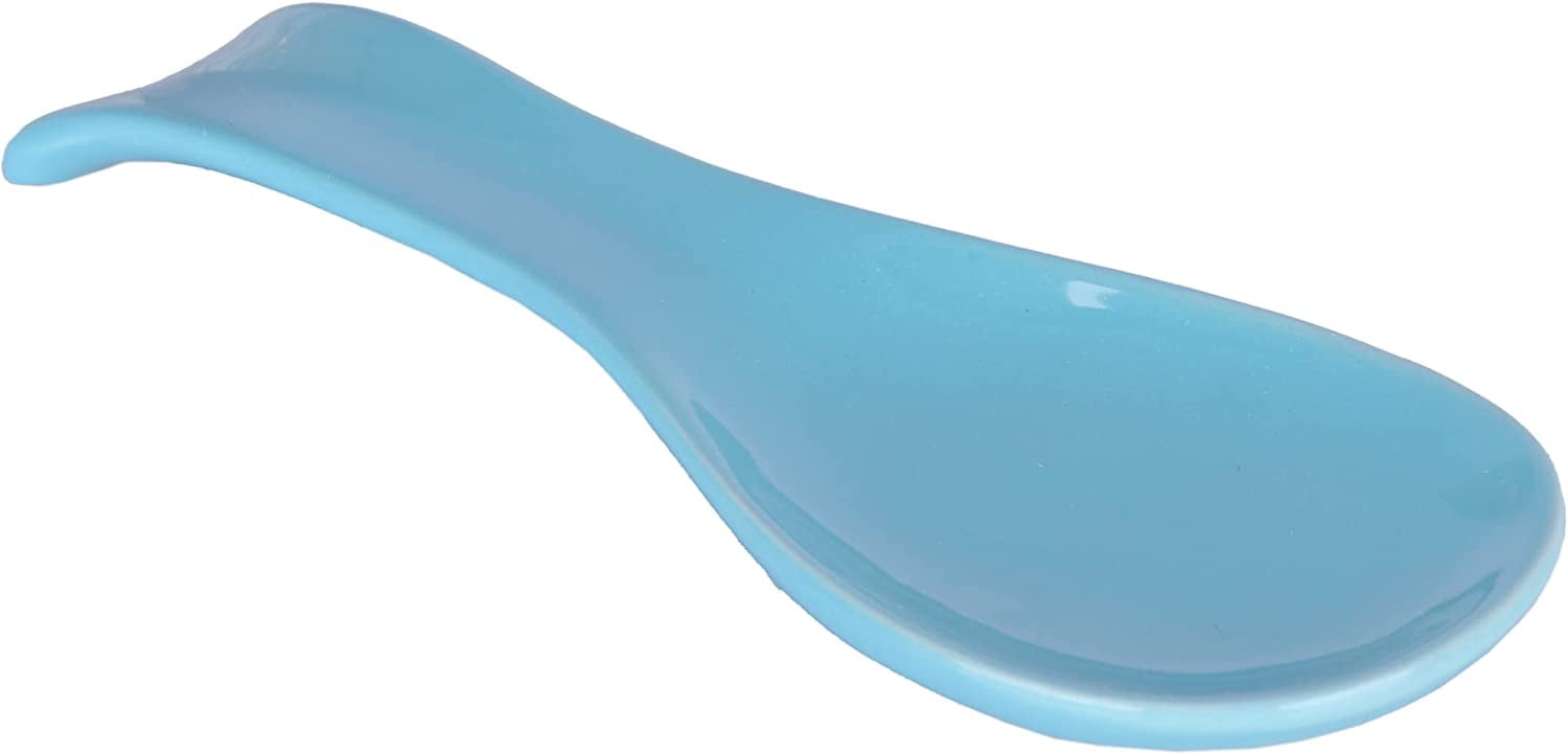 Servette Home Beautiful Blue Ceramic Spoon Rest, Decorative and Cute ...
