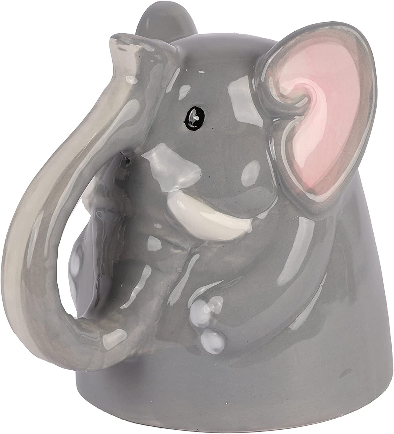 Servette Home Ceramic Elephant Coffee Mug 10oz - Upside Down Elephant ...