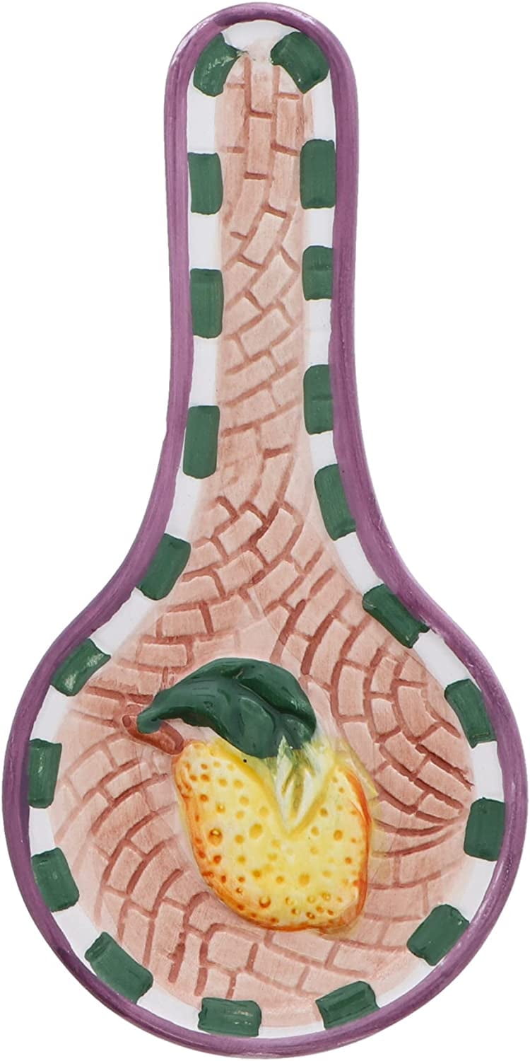 Servette Home Ceramic New Spoon Rest Lemon Kitchen Décor Teaspoon Tea ...