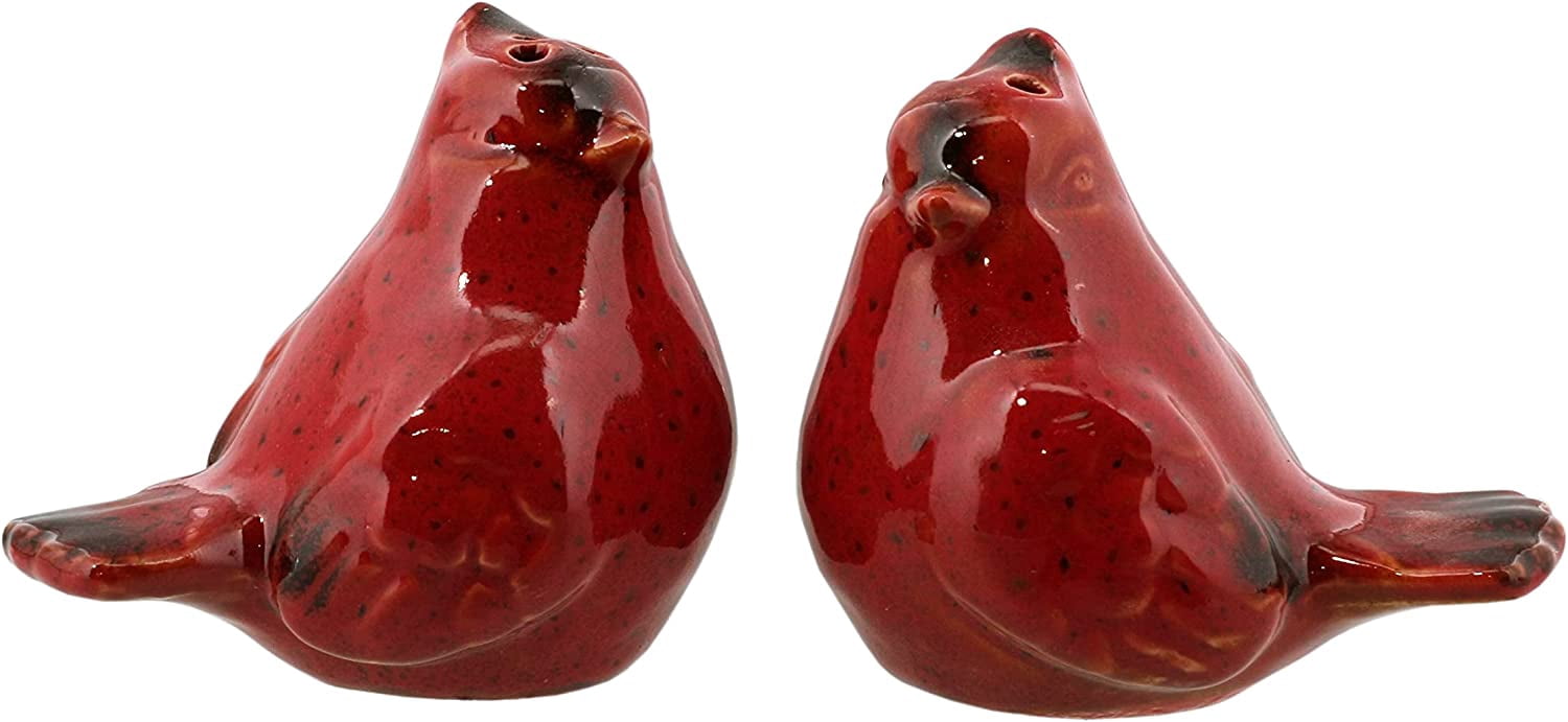Servette Home-Ceramic Red Bird Salt and Pepper Shaker Collectors ...