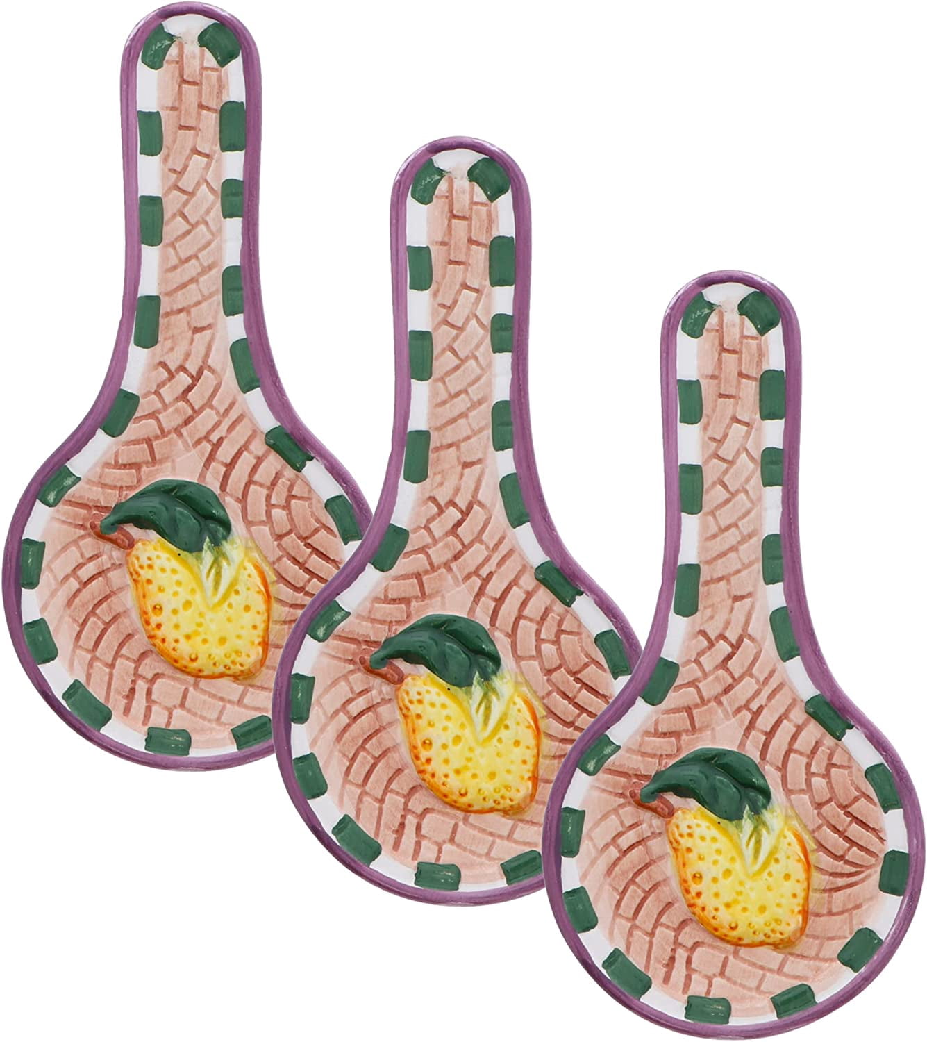 Servette Home Ceramic New Spoon Rest Lemon Kitchen Décor Teaspoon Tea ...