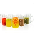 Servette Home County Fair Glass Mason Jar Drinkware Mugs, Multi-Pack ...
