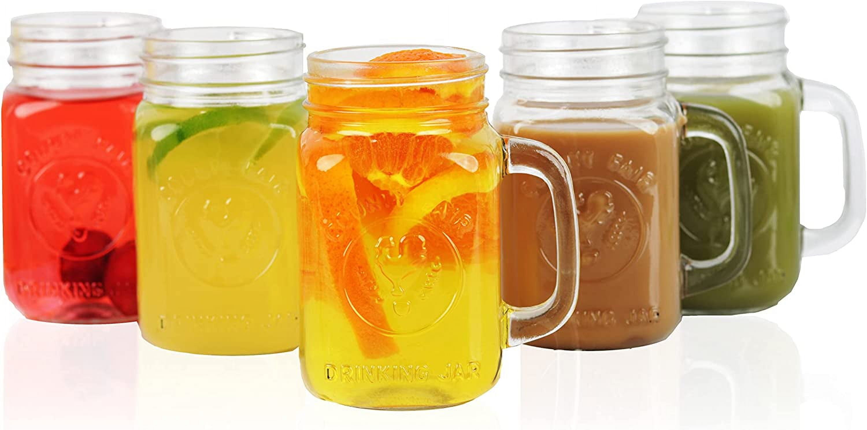 Servette Home County Fair Mason Jar Multipack Drinkware Mugs - Set of 5 ...