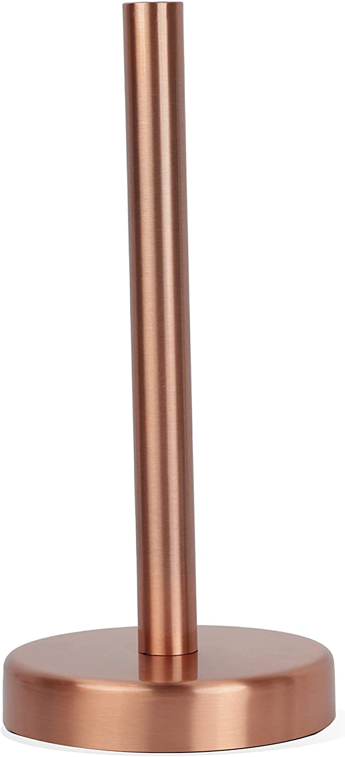 Servette Home Elegant Fleur De Lis Paper Towel Holder-Copper - Walmart.com