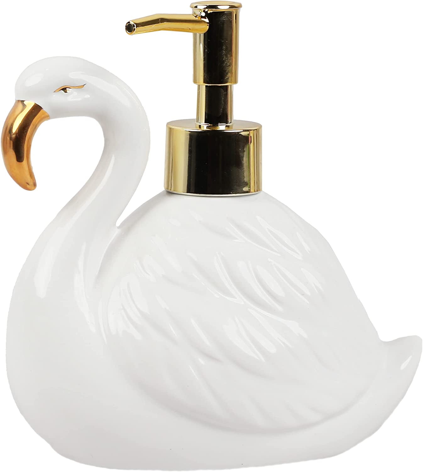 Servette Home Flamingo Soap Dispenser with Pump for Bathroom or Kitchen ...