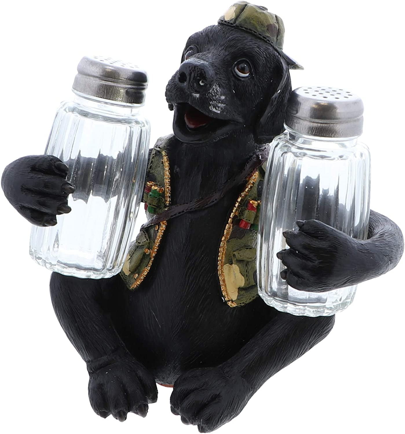 Servette Home Hunting Dog Salt and Pepper Shaker - Black - Walmart.com