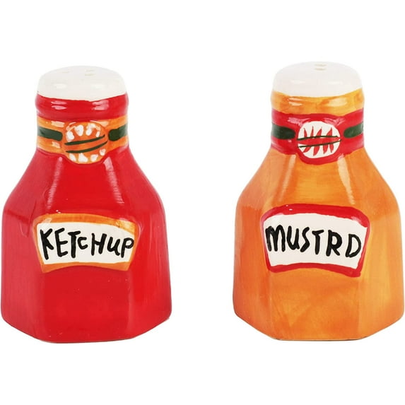 Servette Home Novelty Ceramic Vegetable Salt and Pepper Shakers Set ...