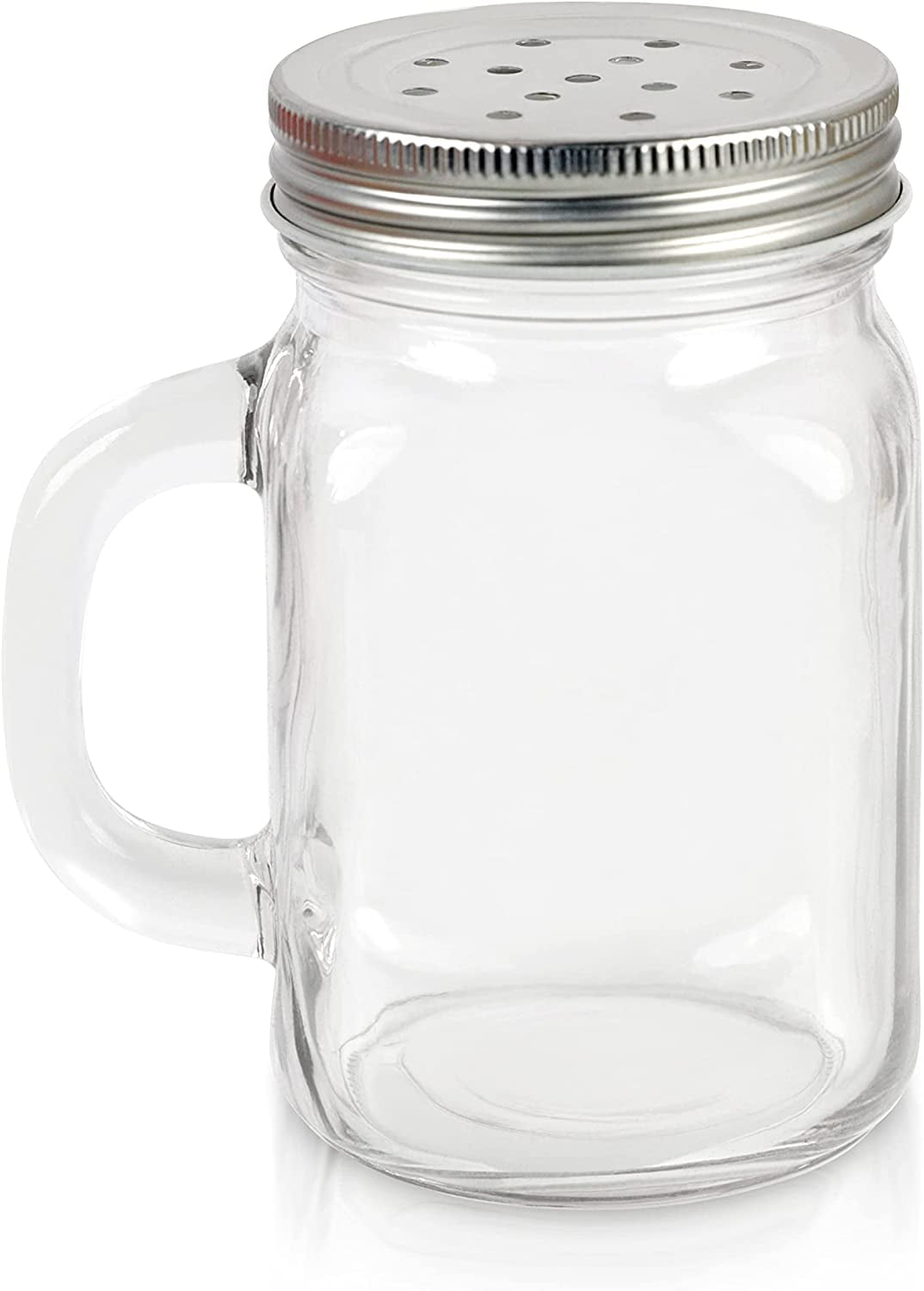 Servette Home Pepper Shaker - Glass Seasoning Shaker with Handle and ...