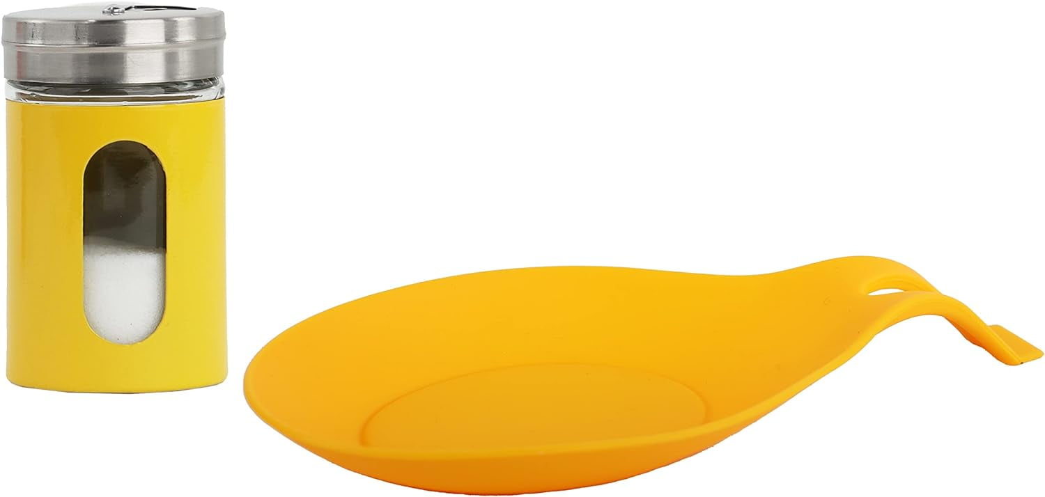 Servette Home Round New Silicone Spoon Rests & Retro Spice Shaker ...