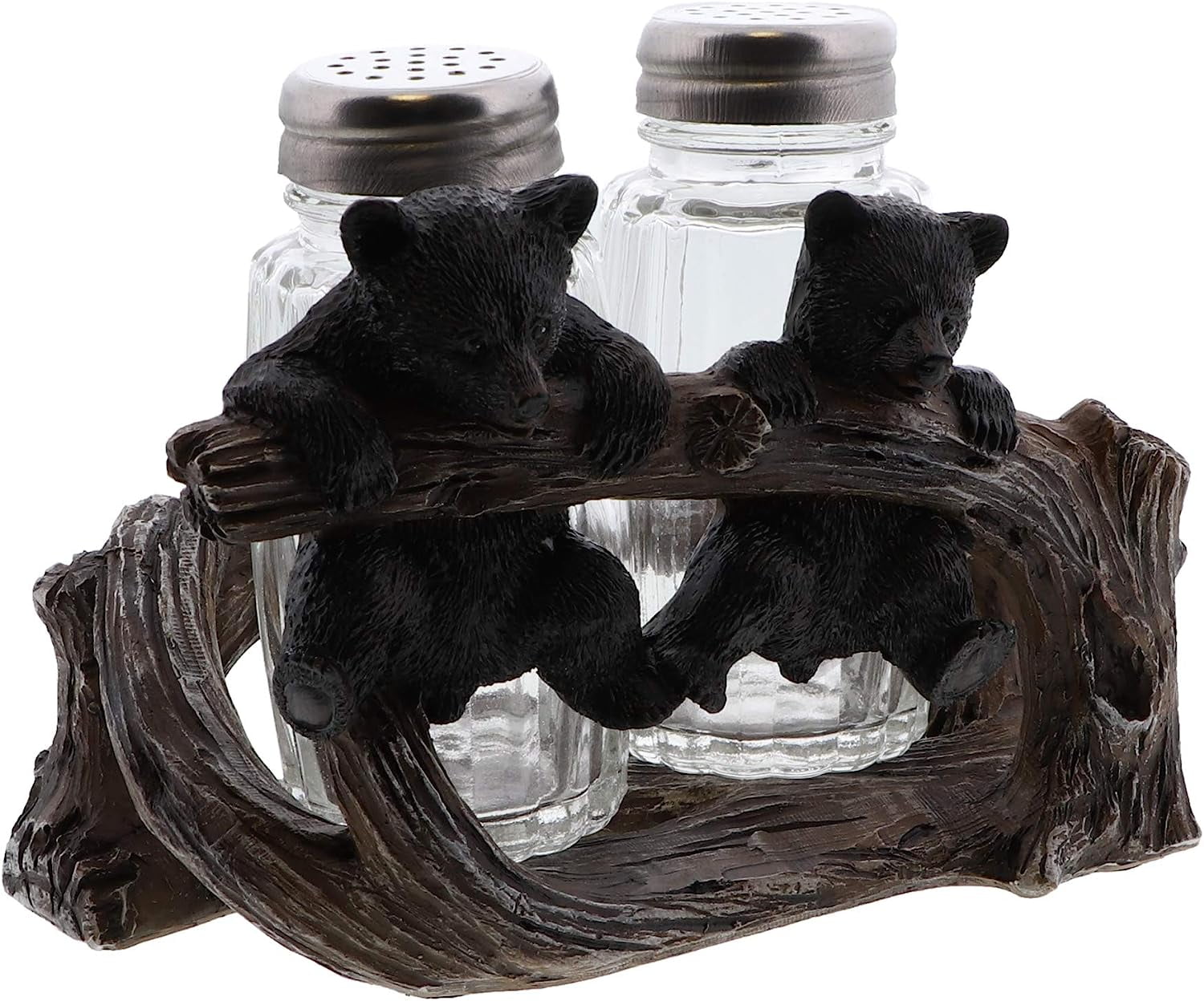 Servette Home Twin Black Bears on Branch Salt and Pepper Shaker ...