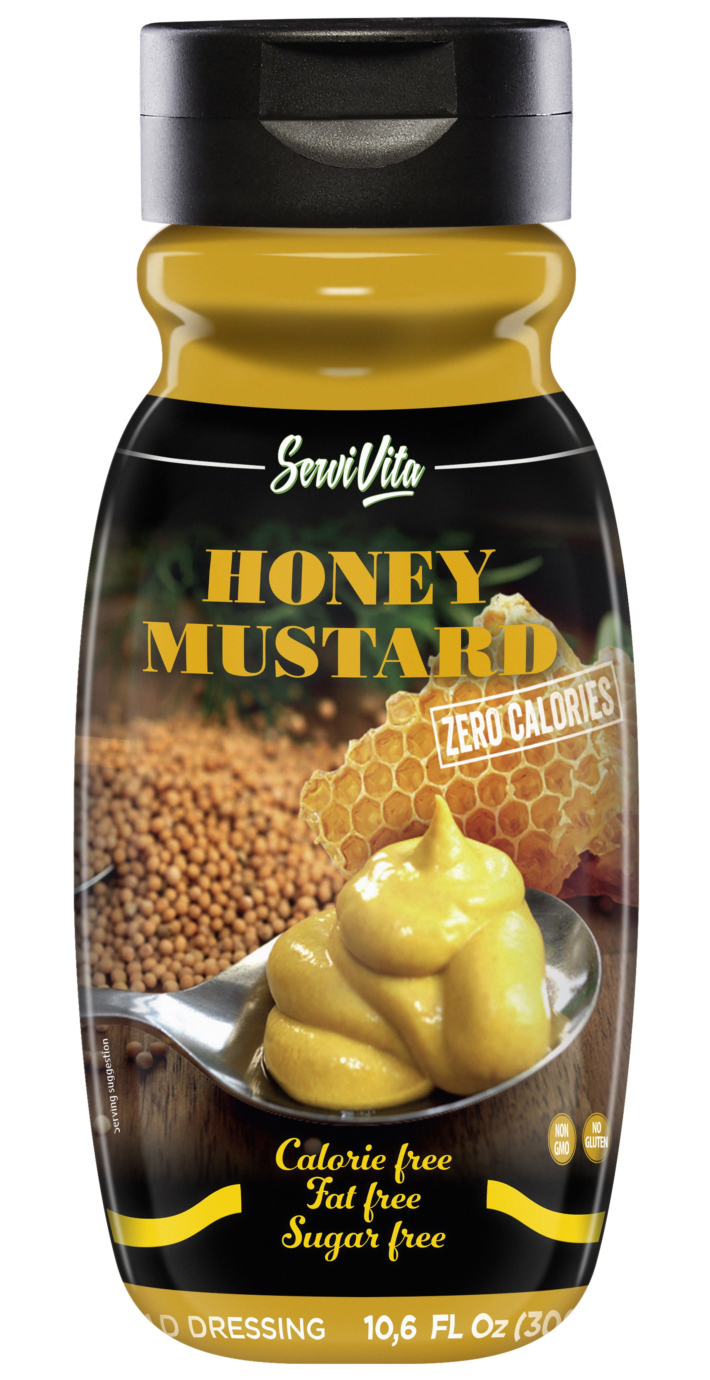 ServiVita Zero Calories Honey Mustard, 10.6 Fl Oz - Walmart.com